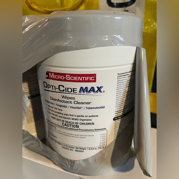 Other | Opticide Max Wipes Disinfectant Cleaning Wipes 2 Per Package 32 ...